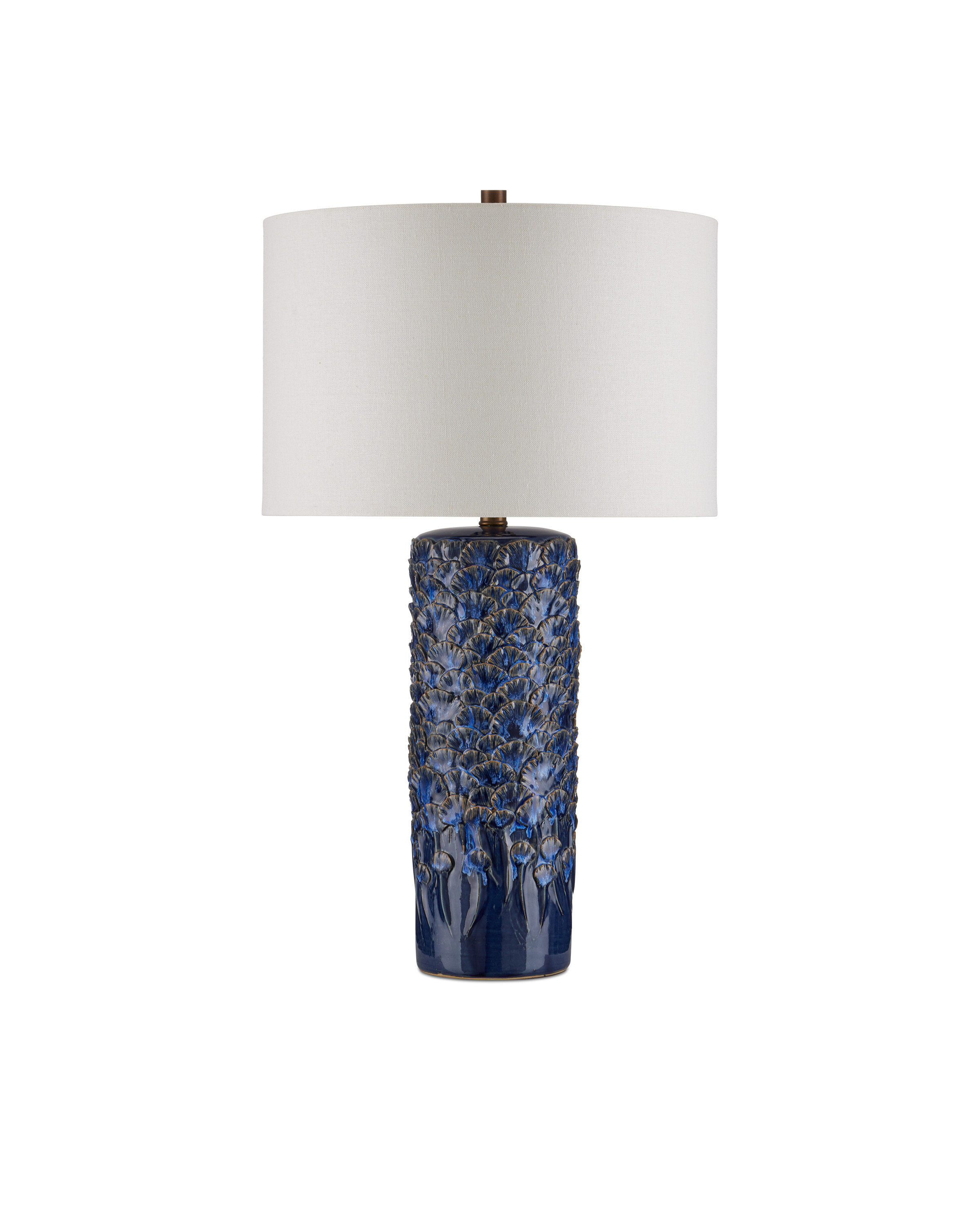 Currey & Company Fairmont Dark Blue Table Lamp | Wayfair