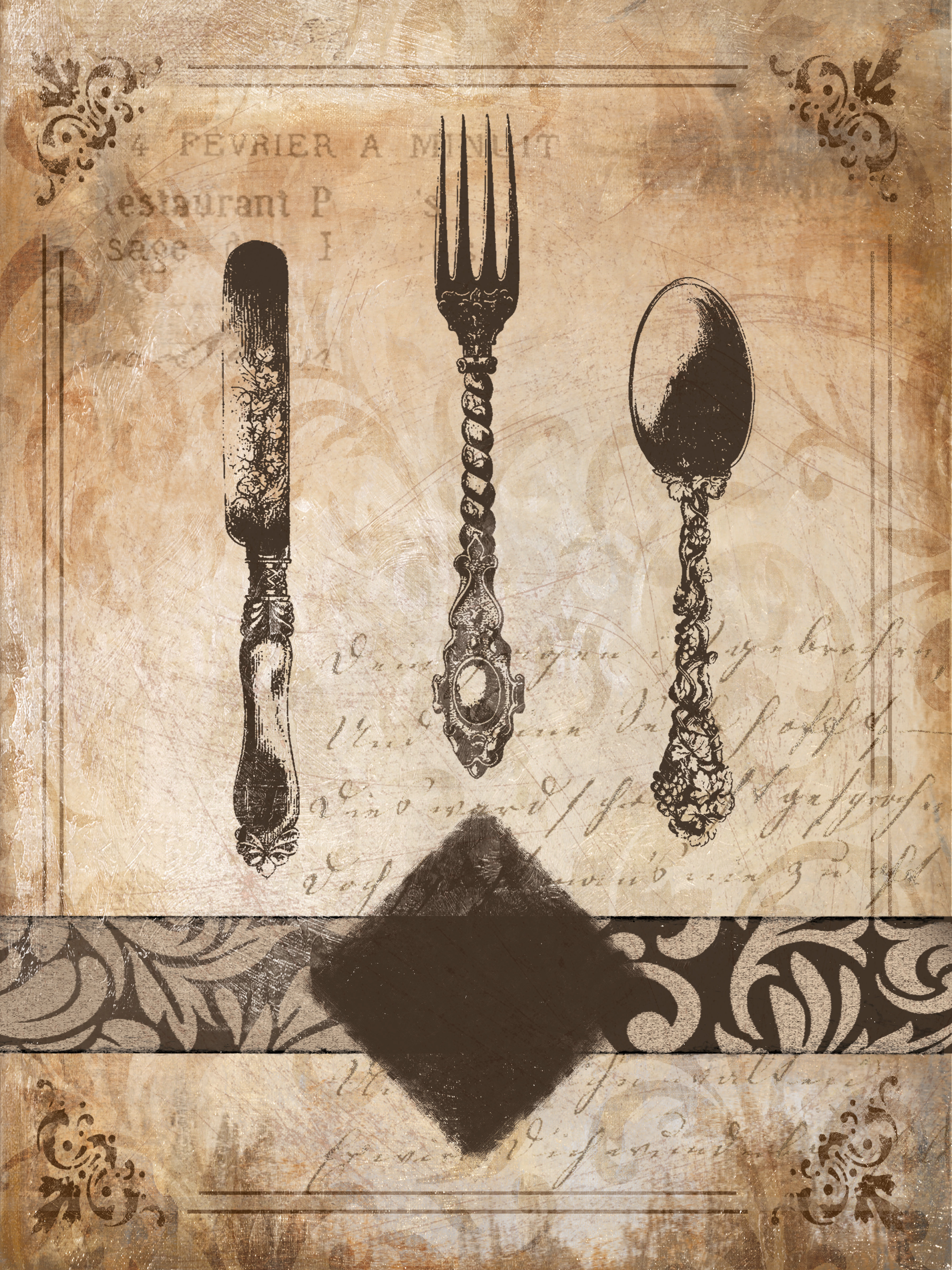 Astoria Grand Silverware - Painting Print | Wayfair.ie
