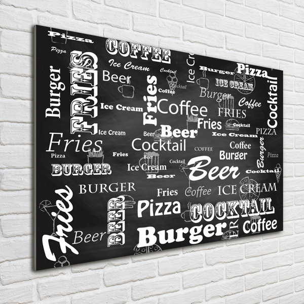 Happy Larry Glasbild-Menü im Restaurant | Wayfair.de