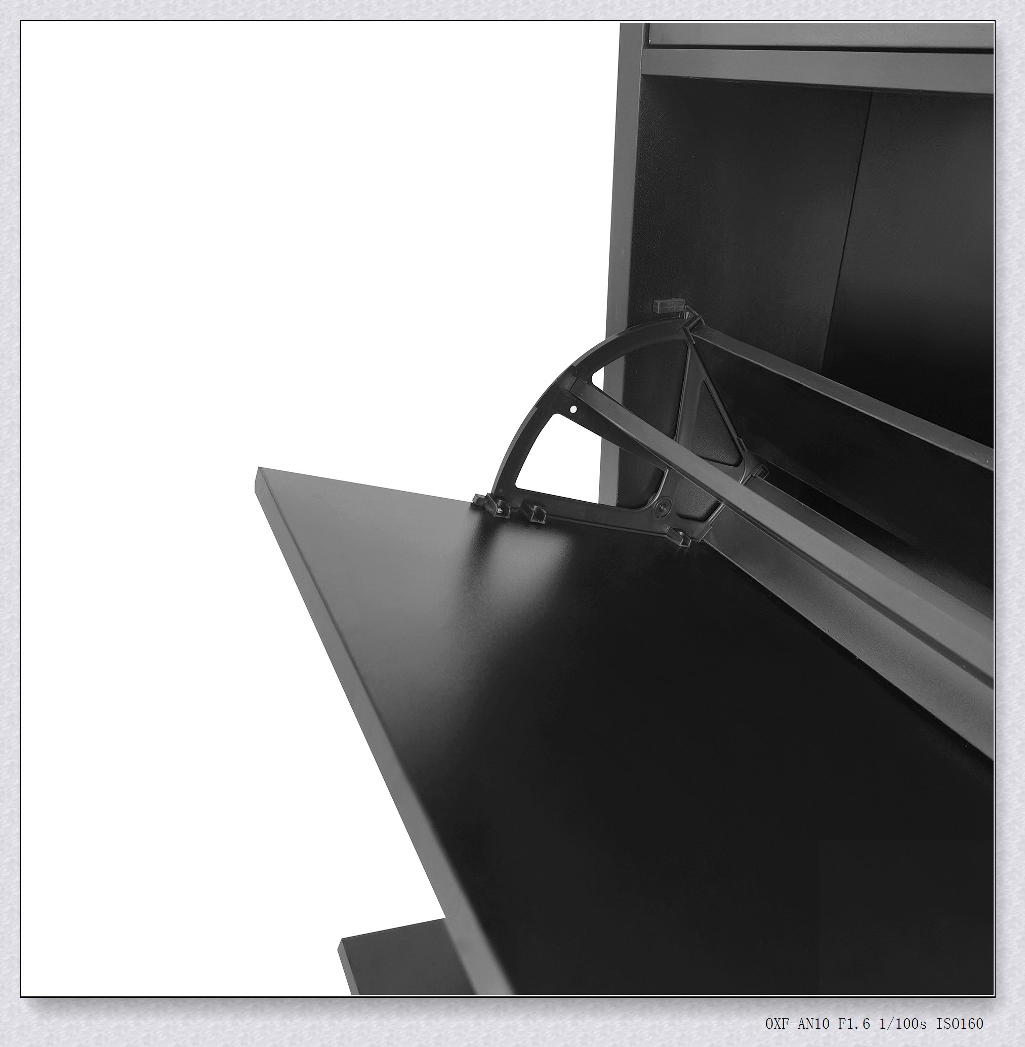 Hokku Designs Shoe Cabinet Set with 4 Flip Drawers, Wood Grain Pattern ...