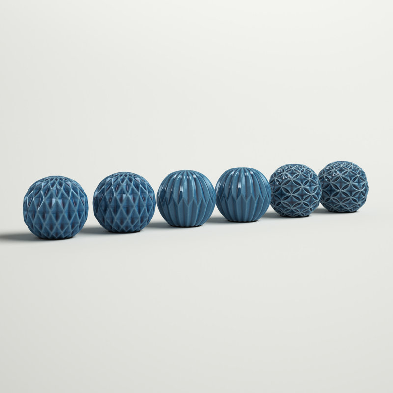 Sand & Stable 6 Piece Tinsley Ball Accents Set & Reviews | Wayfair