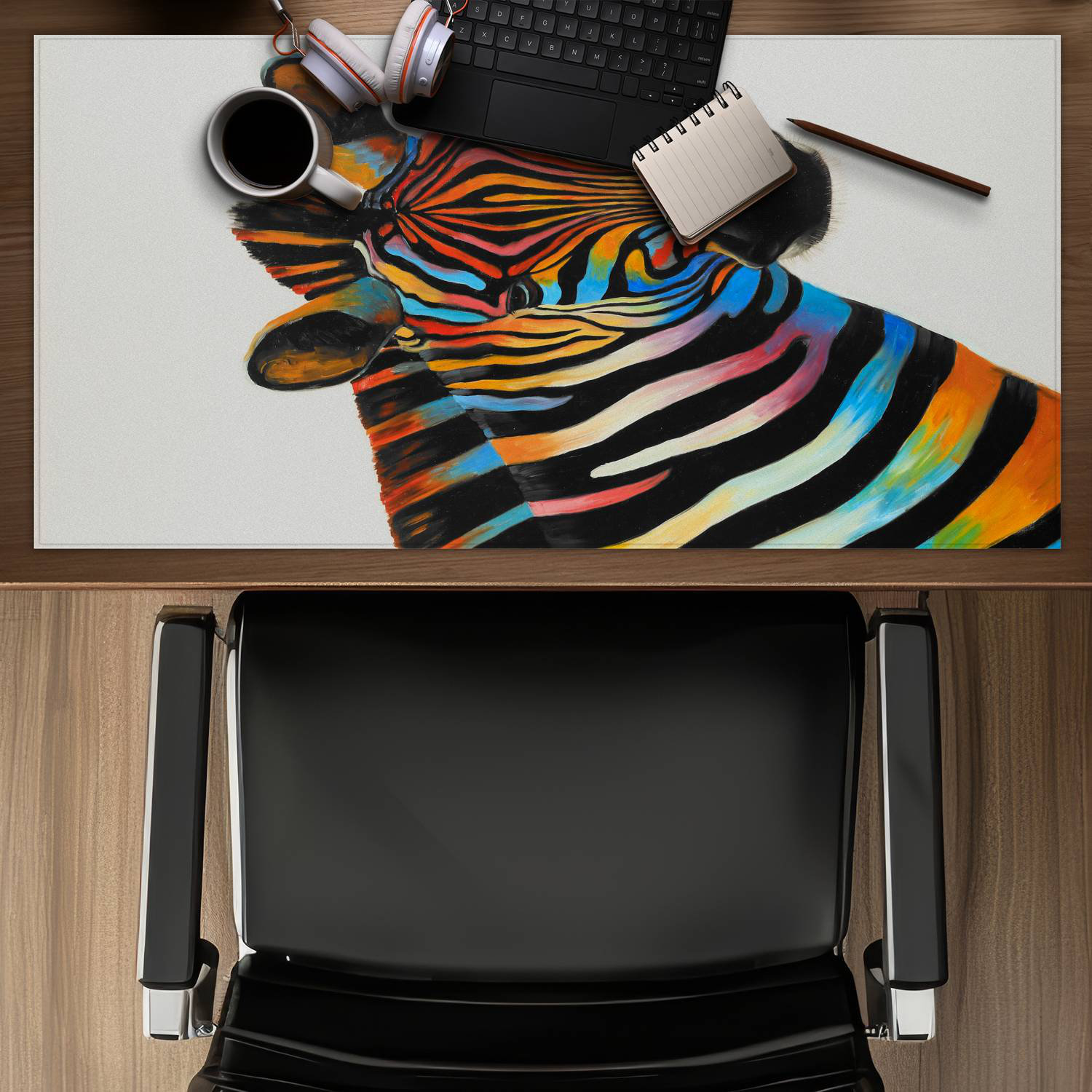 Begin Edition International Inc. Colorful profile view of a zebra - 15. ...