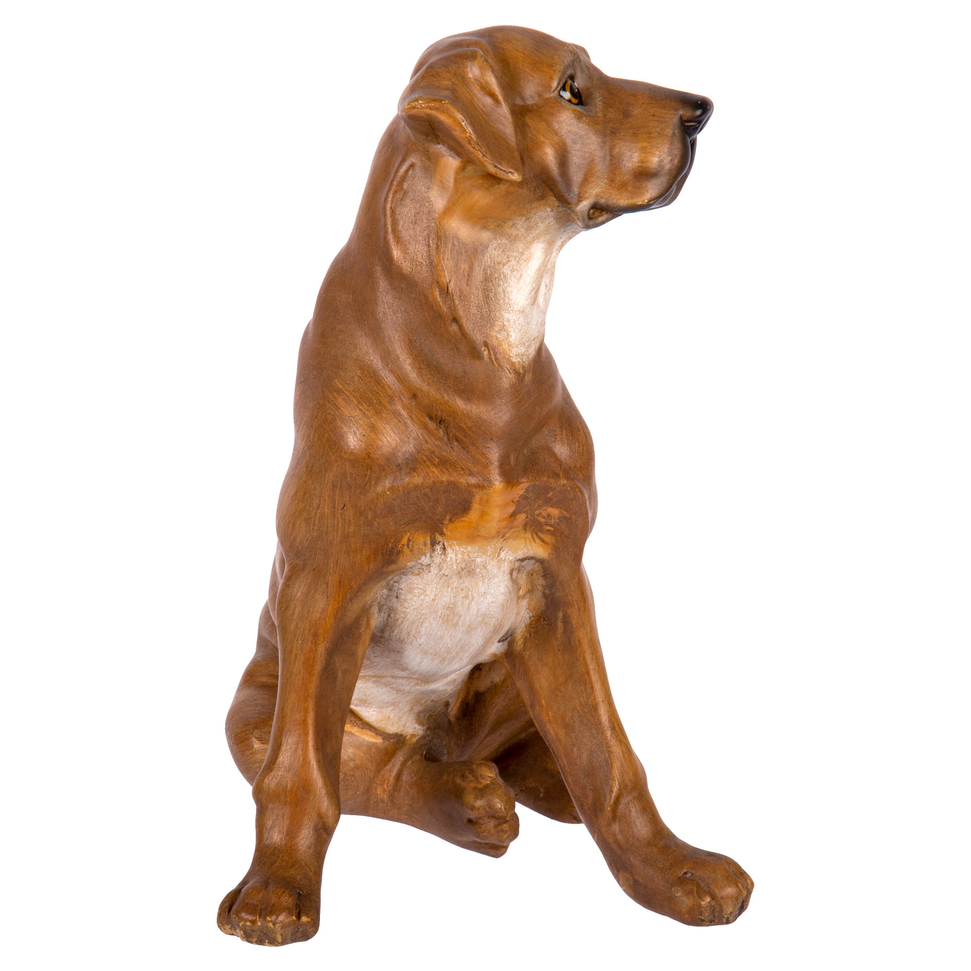 Winston Porter Judd Sitting Labrador Dog Figurine | Wayfair