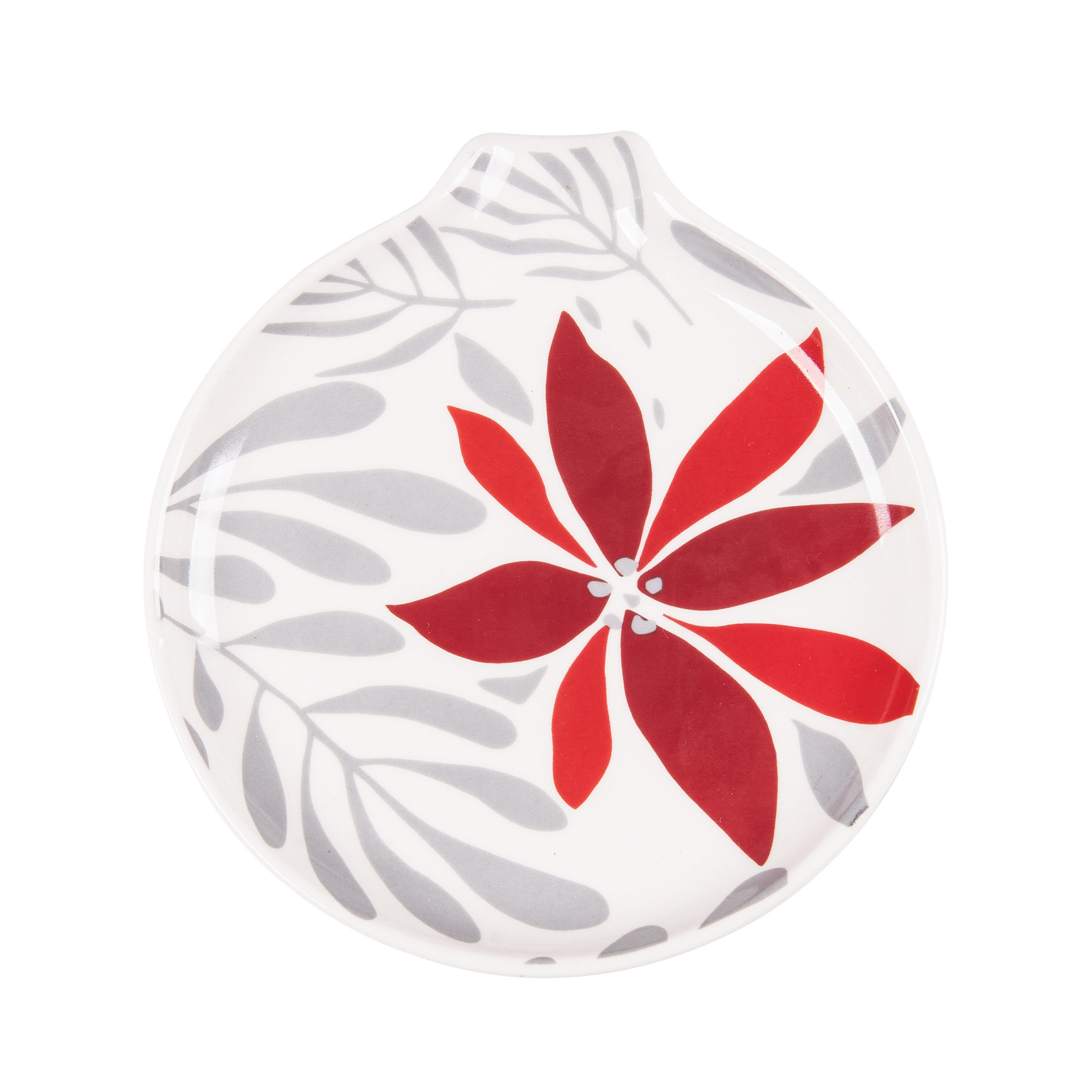 The Holiday Aisle® Poinsettia Christmas Spoon Rest | Wayfair