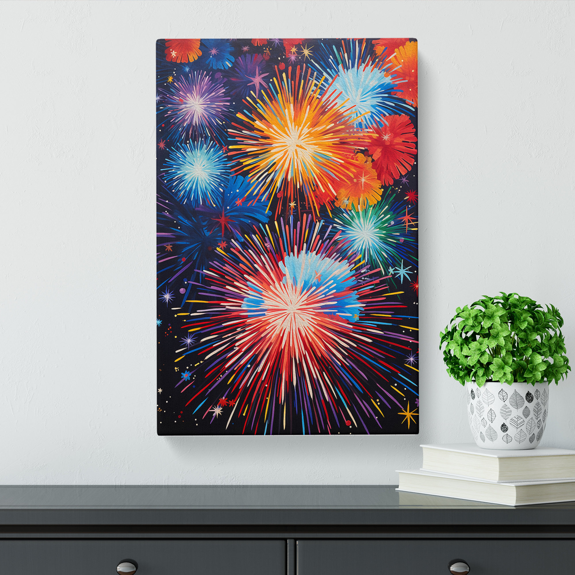 Marlow Home Co. Fireworks Contemporary - Art Prints | Wayfair.co.uk