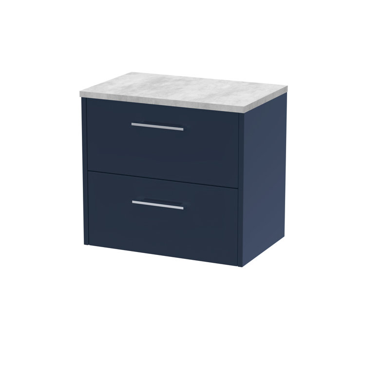 Hudson Reed Juno 600mm Wall Hung Single Vanity Unit with Worktop ...