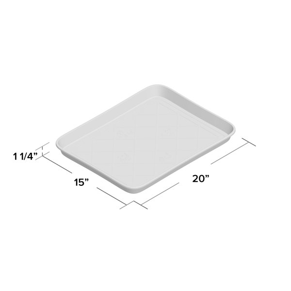 Symple Stuff All-Weather Boot Tray - Water-Resistant Plastic Mud Pan ...