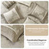 Nanshing America, Inc Therese Microfiber Jacquard 15 Piece Comforter ...