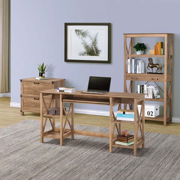 Gracie Oaks Anijah 3 Writing Desk Office Set & Reviews | Wayfair