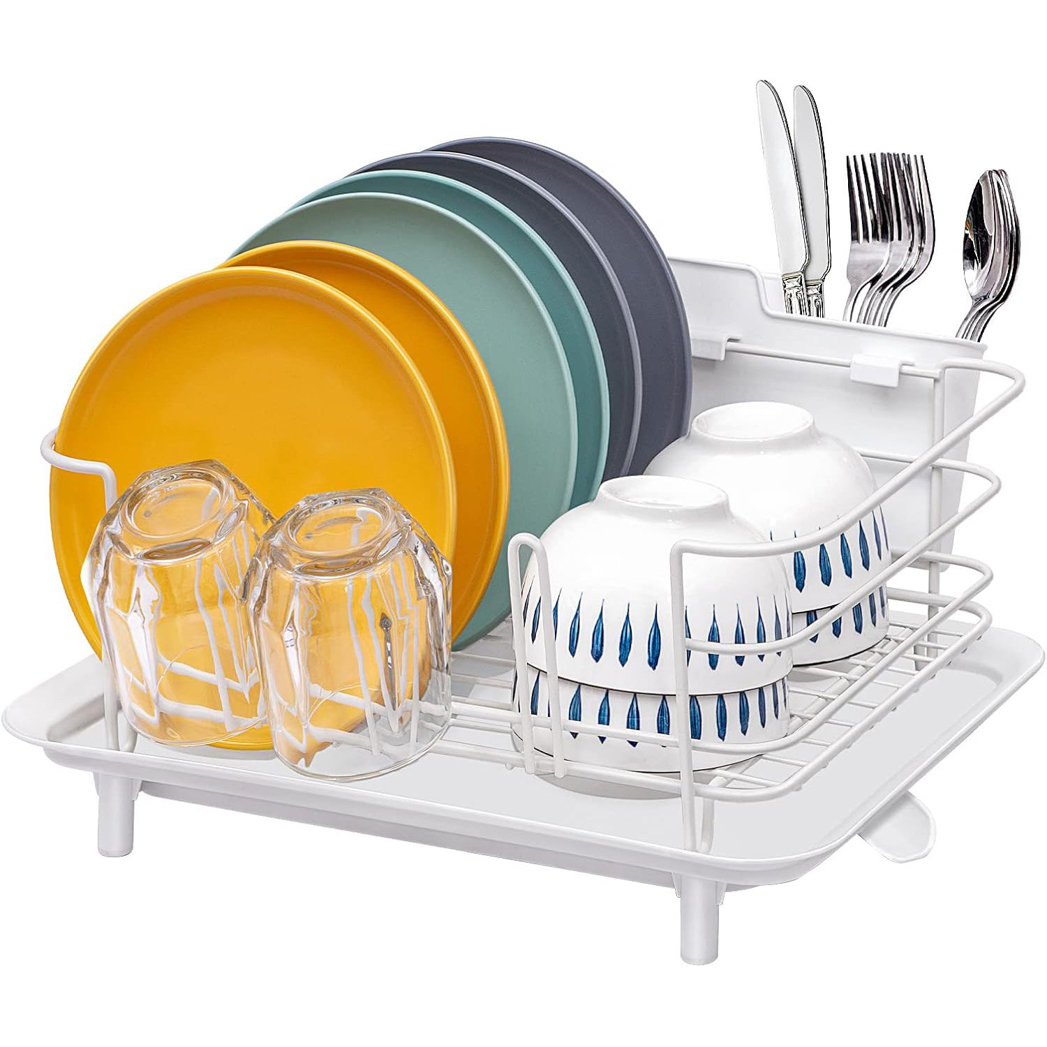 THE GLAMOUR BOUTIQUES Dish Drying Rack, Stainless Steel Dish Racks For ...