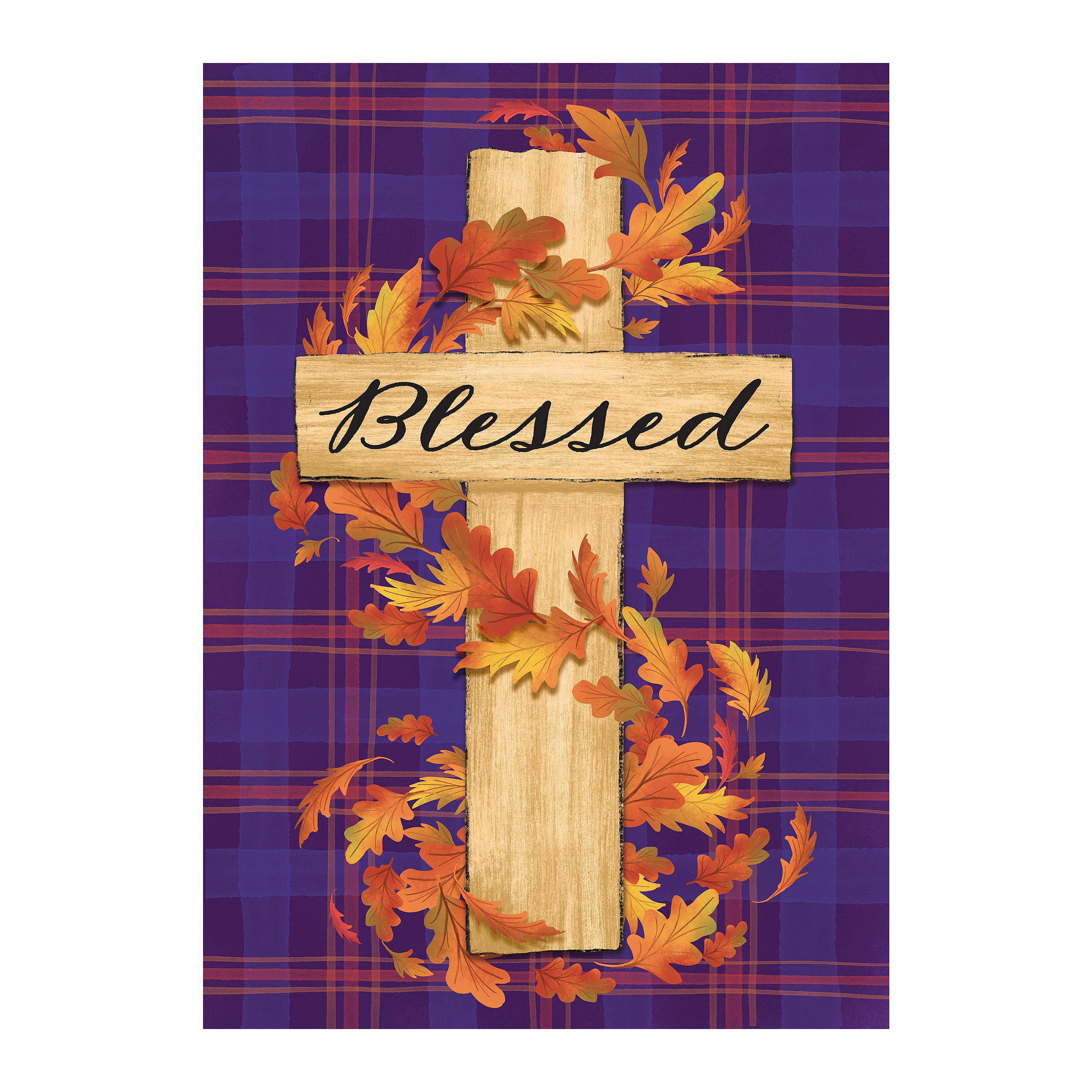 Ophelia & Co. Blessed Cross Garden Flag | Wayfair