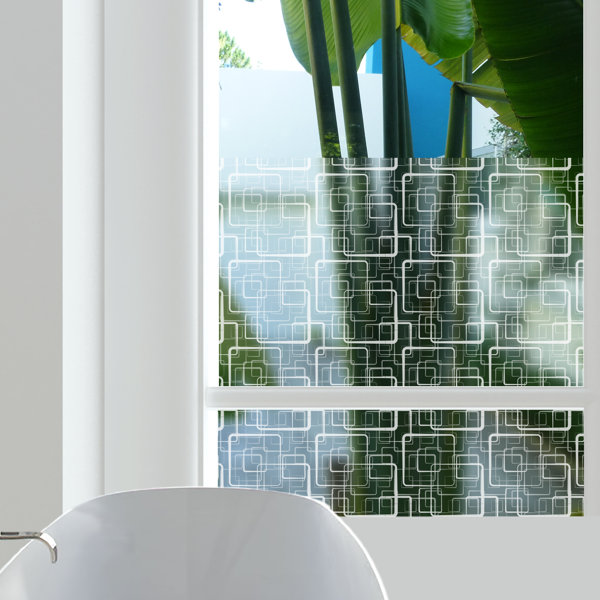 Stick Pretty Squares Sheer Window Film & Reviews | Wayfair