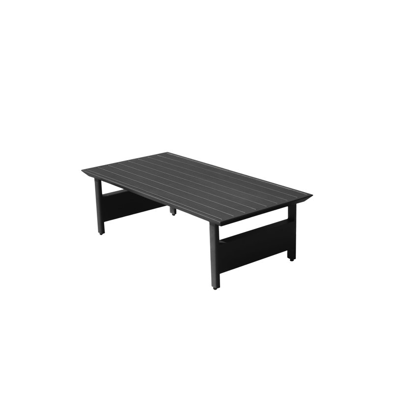 Joss & Main Everlee Rectangular Metal Outdoor Coffee Table & Reviews ...