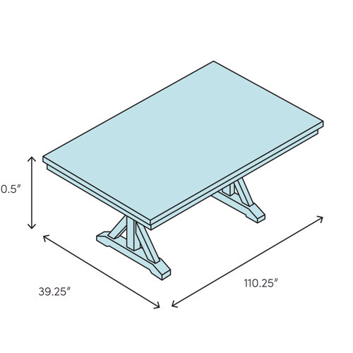 Zentique Avery Rectangular Dining Table | Perigold