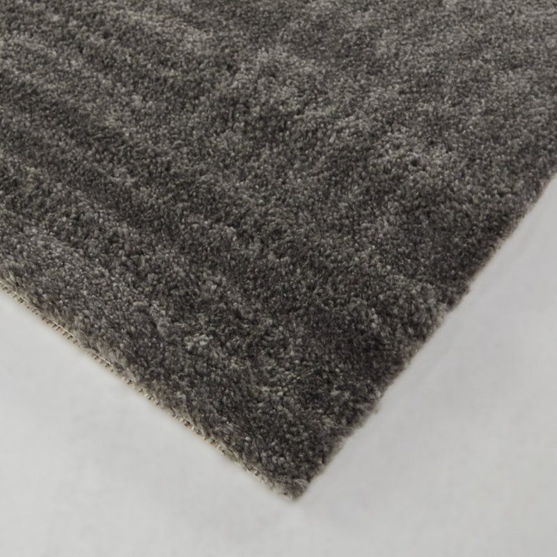 Corrigan Studio® Kylierose Dark Grey Modern Striped Area Rug | Wayfair