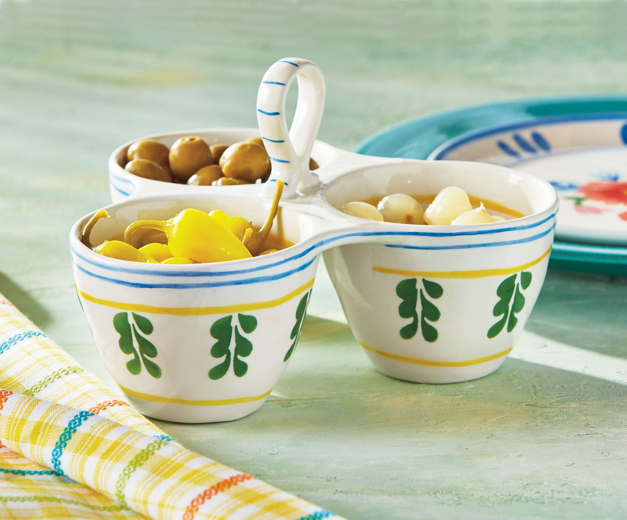 The Holiday Aisle® Dolce Vita 3 Part Dish | Wayfair