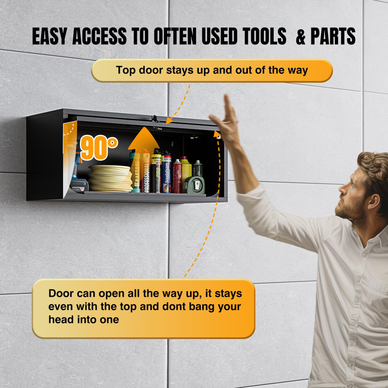 WFX Utility™ Steel Garage Storage Cabinet (14 "H X 32" W X 13 "D) With ...