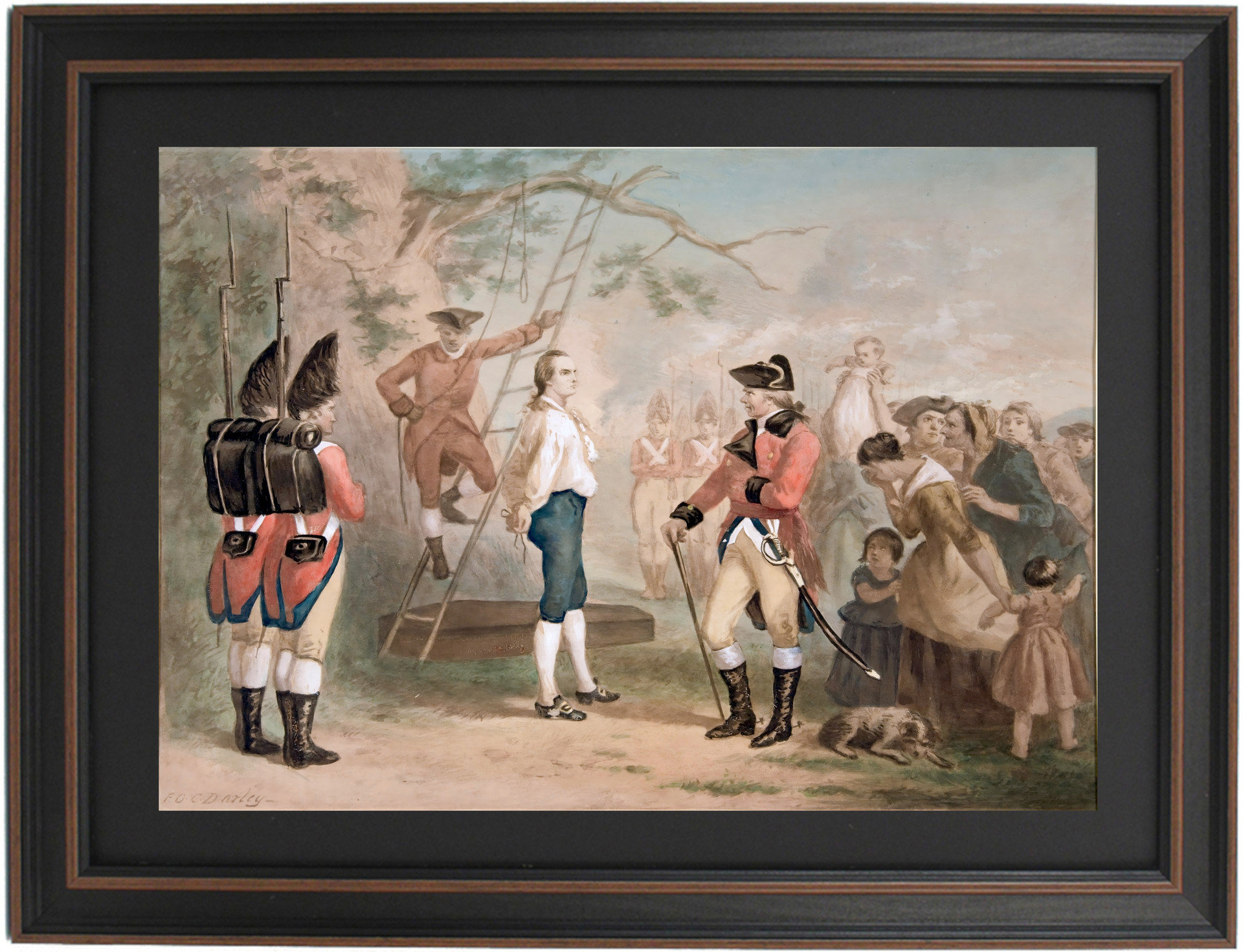 Canora Grey The Hanging (The Last Words Of Nathan Hale) By Felix O. C ...