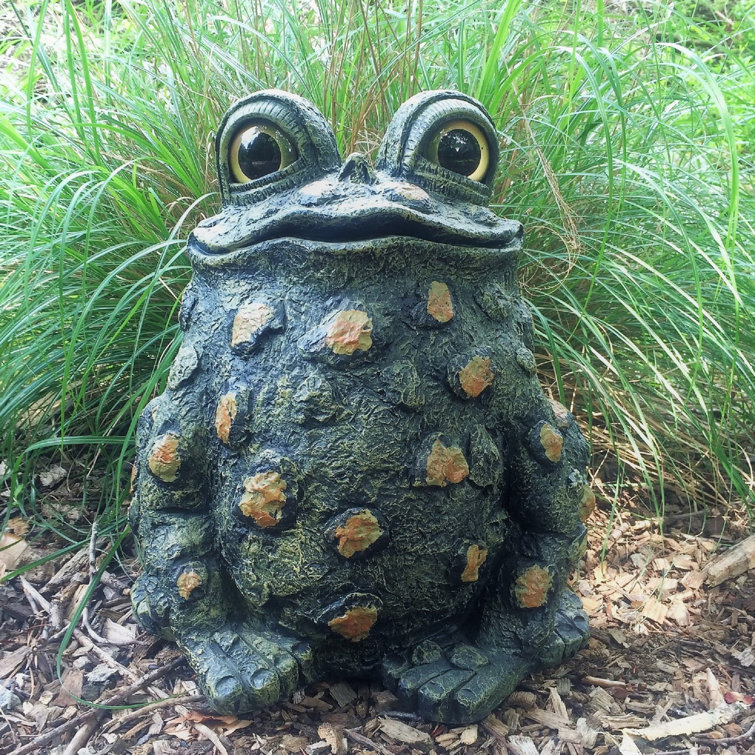 HomeStyles Whimsical Toad Hollow "Stretch" Garden Statue & Reviews ...