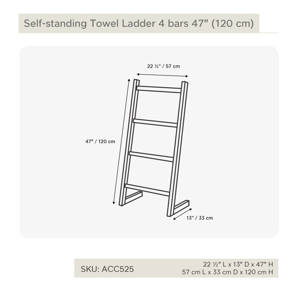 Wrought Studio™ Towel Self-Standing 4' Blaket Ladder - Wayfair Canada