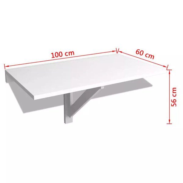 17 Stories Aledra 100cm Rectangular Folding Table & Reviews | Wayfair.co.uk