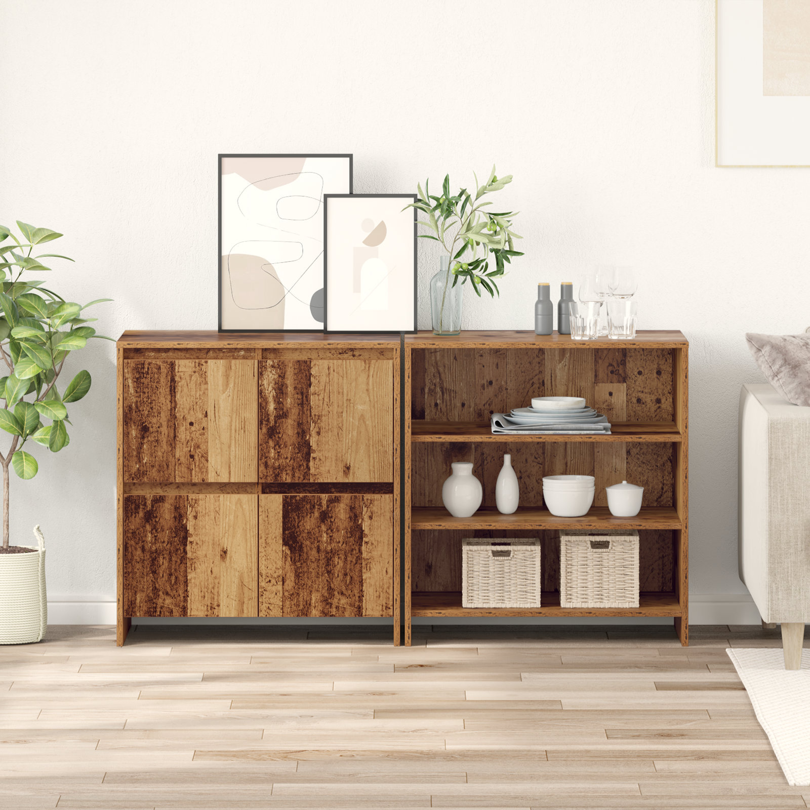 Lily Manor Sideboards 2 Pcs 70 X 41 X 75 Cm Engineered Wood | Wayfair.co.uk