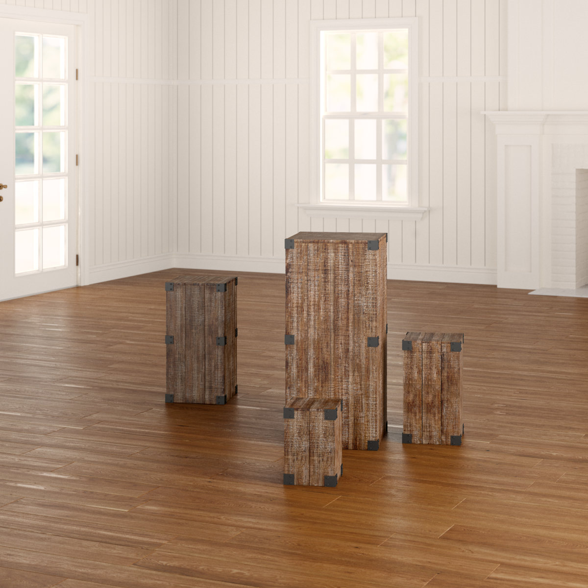 Gracie Oaks Harland 5 Piece Pedestal Plant Stand Set & Reviews ...