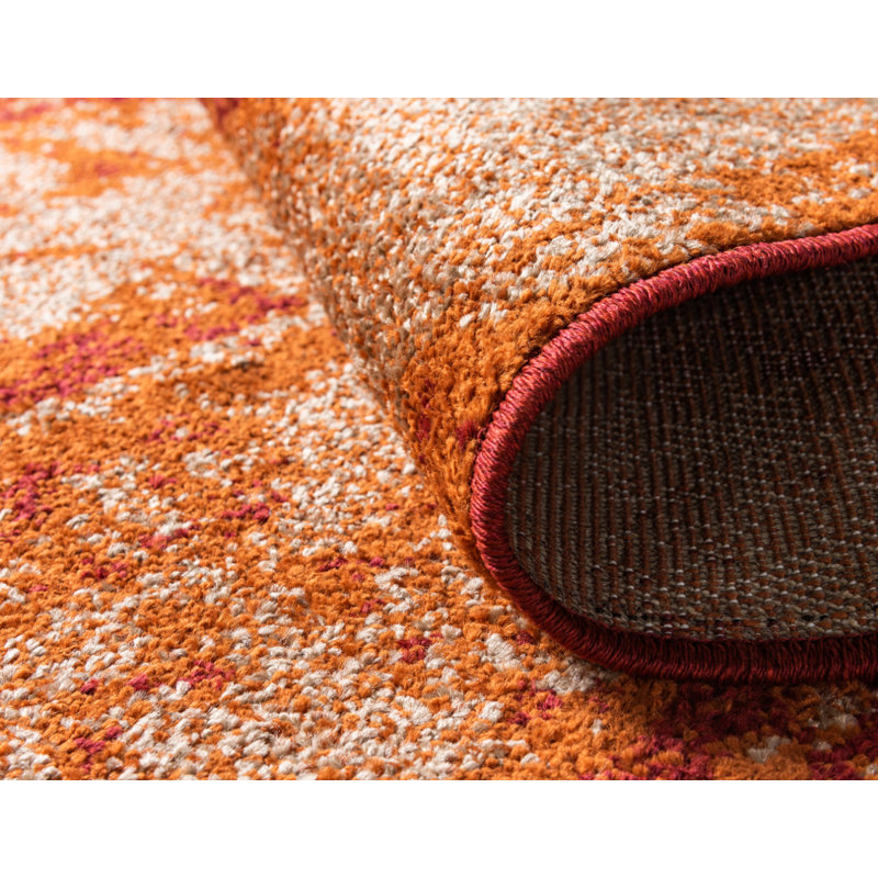 Williston Forge Veyo Performance Terracotta Rug & Reviews | Wayfair