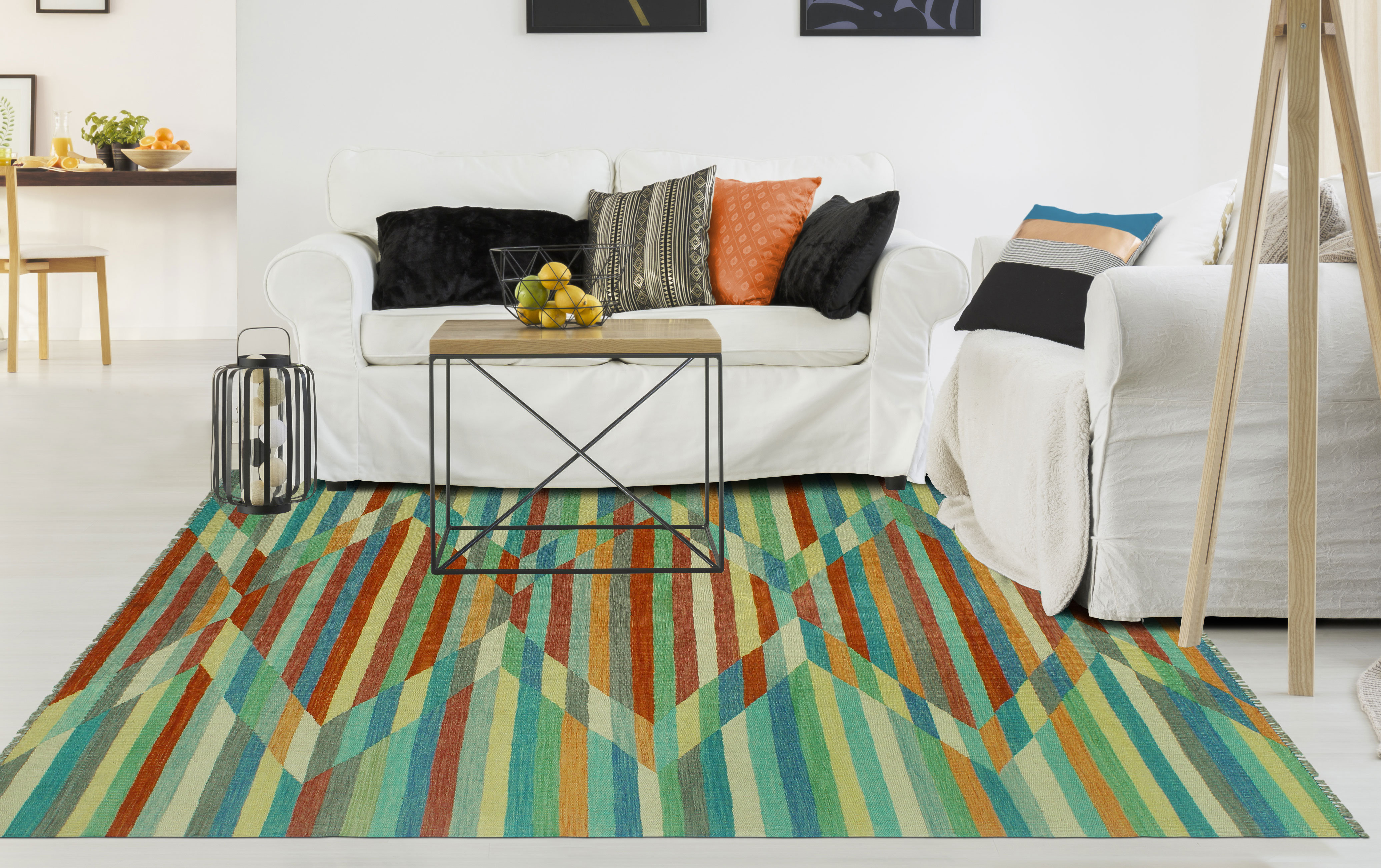 Foundry Select Flatweave Wool Geometric Rug - Wayfair Canada