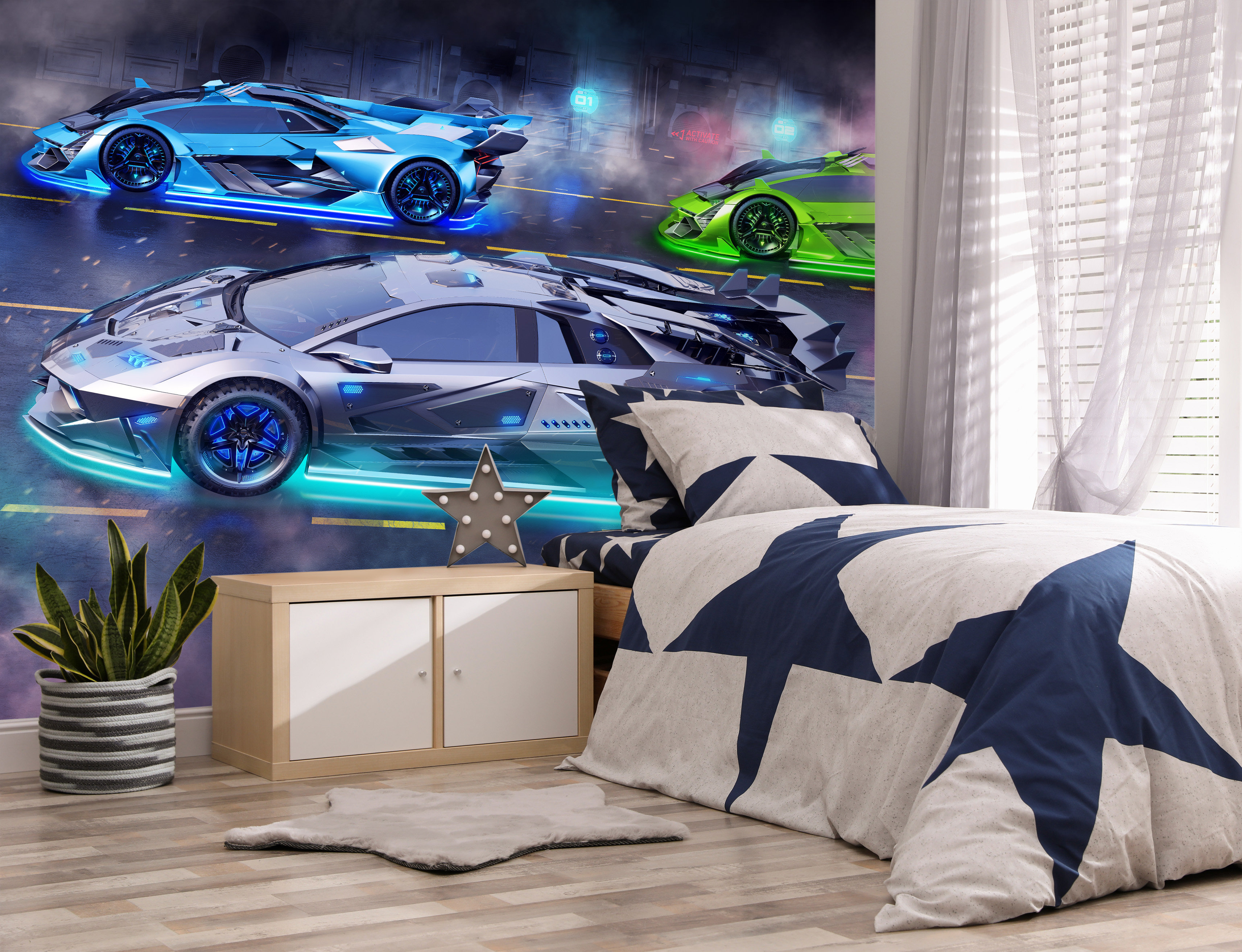Walltastic 6 Piece 3.05m x 2.4m Matte Wall Mural | Wayfair.co.uk