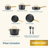 Farberware Forged Induction Ceramic Cookware Nonstick Pots And Pans ...