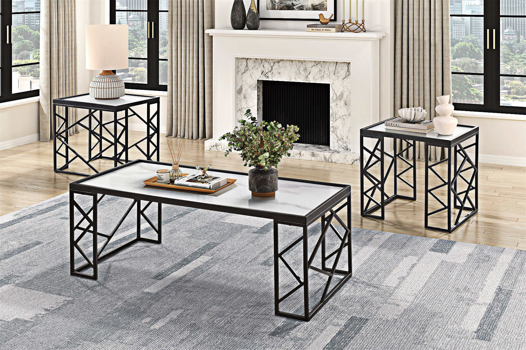 Hokku Designs Occasional Tables Set Coffee Table And End Tables | Wayfair