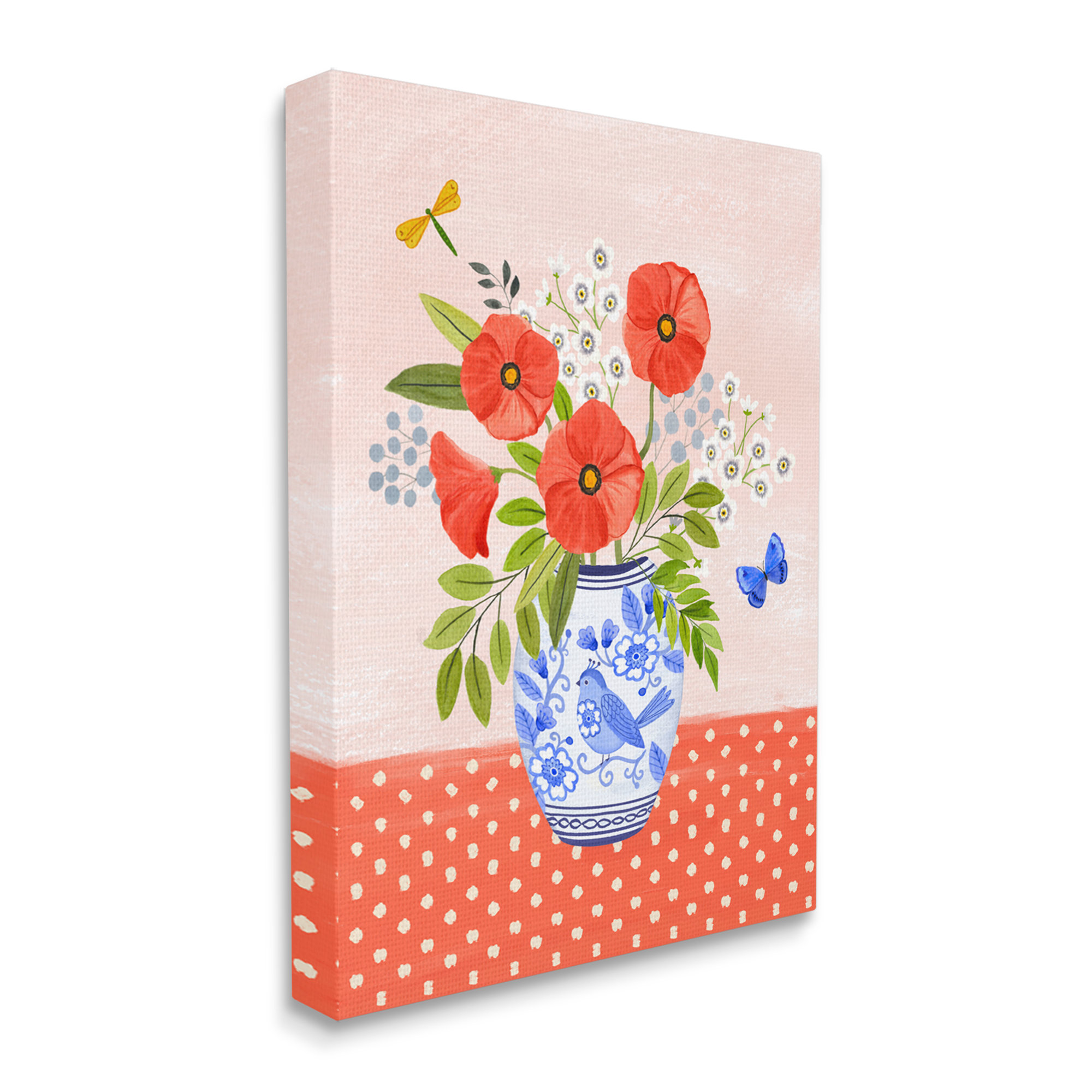 Winston Porter Bright Bouquet On Polka Dots by Sharon Lee | Wayfair
