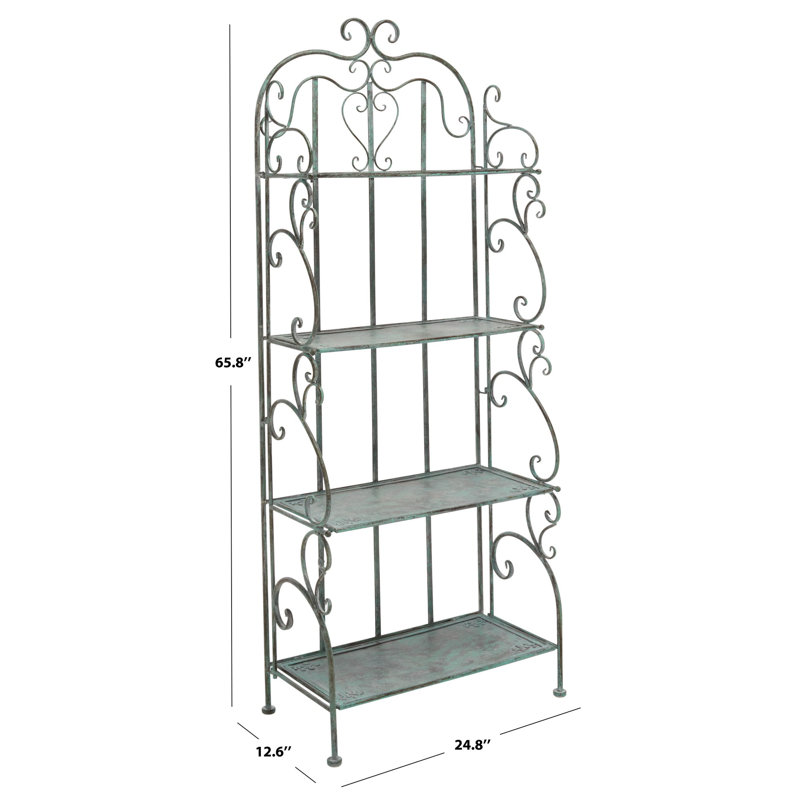 Lark Manor Angellyn Metal Weather Resistant Patio Shelving & Reviews ...