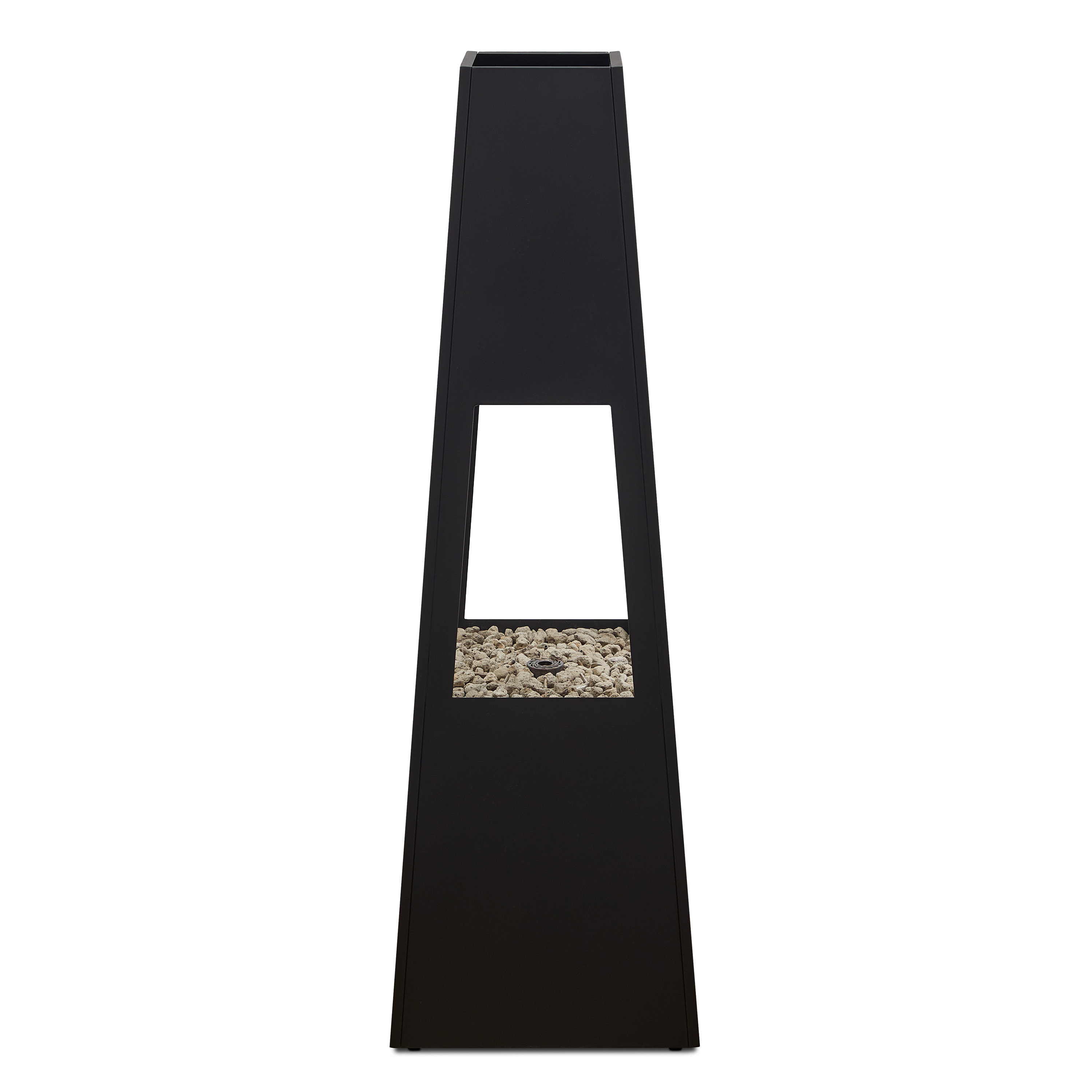 Real Flame Ferro 70" Metal Chiminea Fire Pit With Hidden Propane Tank ...