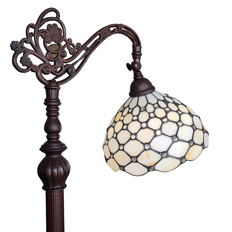 Fleur De Lis Living Moses 62" Arched Floor Lamp | Wayfair