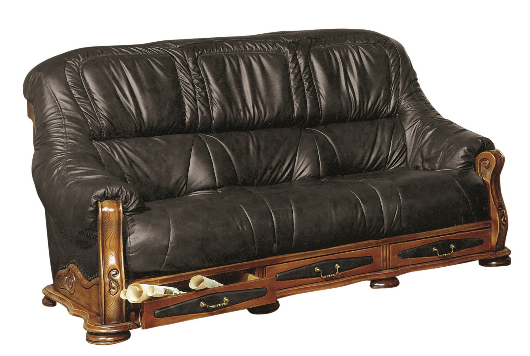 Astoria Grand Dodsworth Vegan Leather Sofa | Wayfair.co.uk