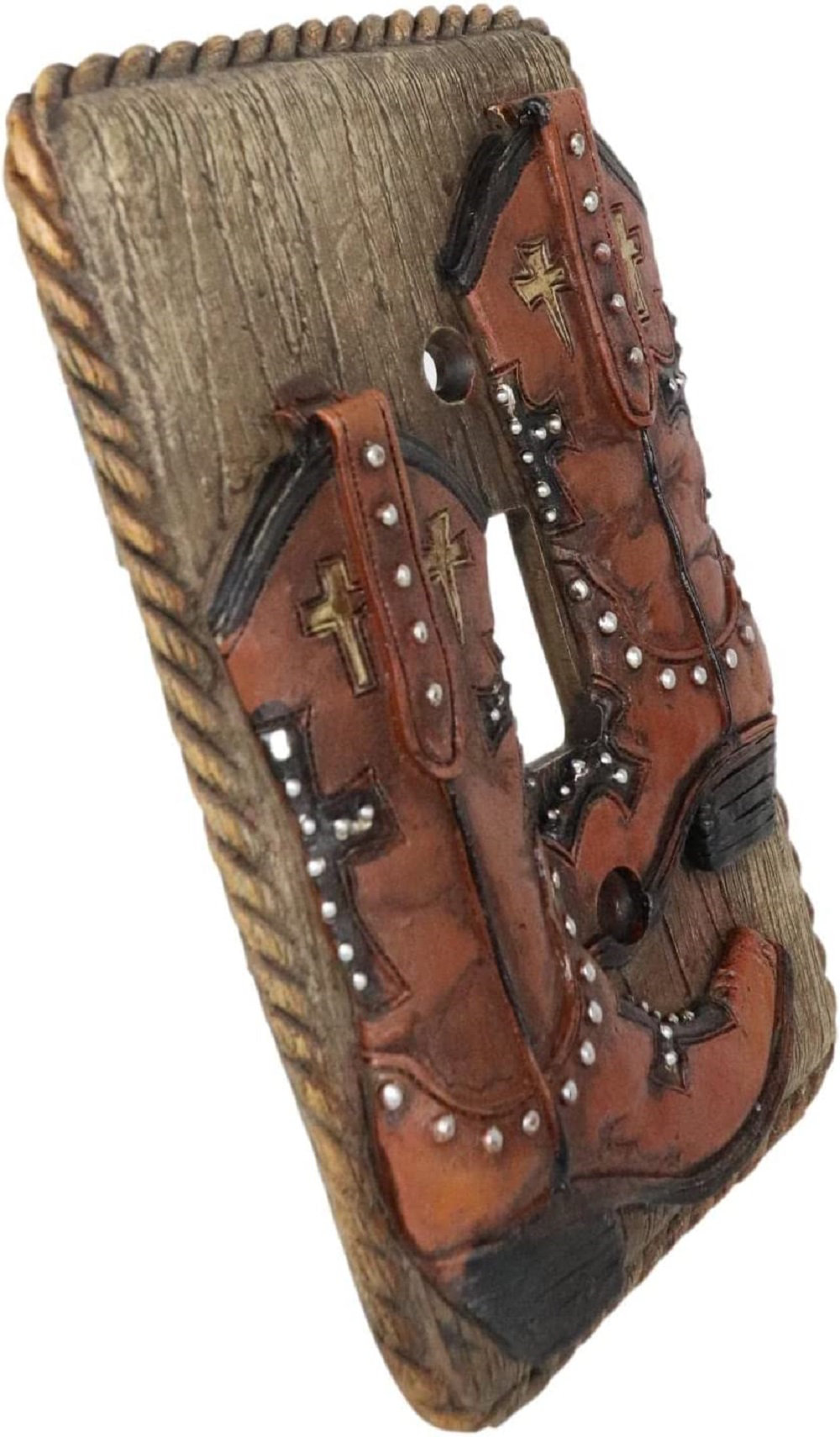Union Rustic Ebros Set Of 2 Novelty Rustic Western Cowboy Faux Leather ...