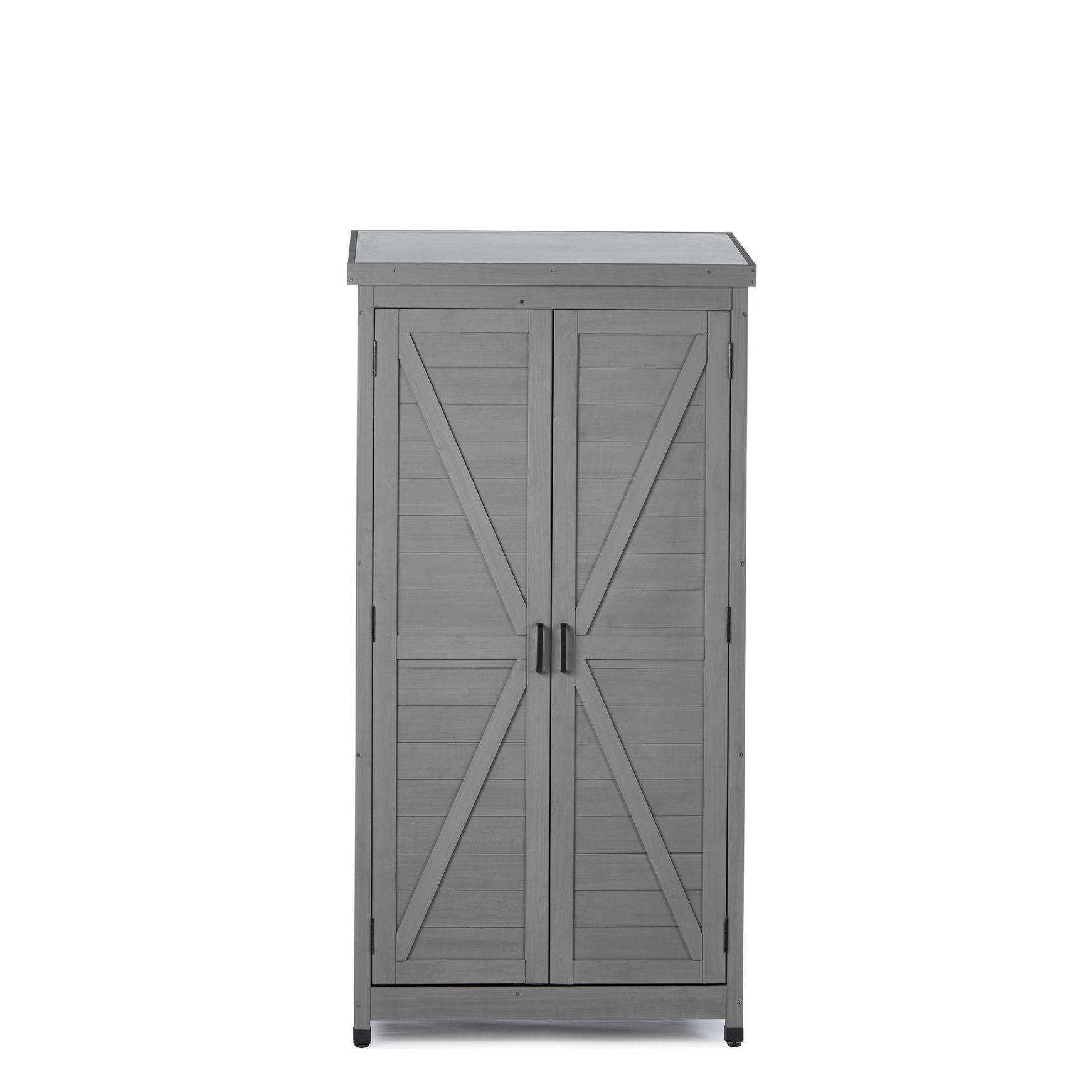 fengshu 68 Inches Tall Outdoor Storage With Metal Top And Dependable ...