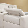 Hokku Designs 5-Piece Wall-hugger Power Reclining Sectionnal with ...