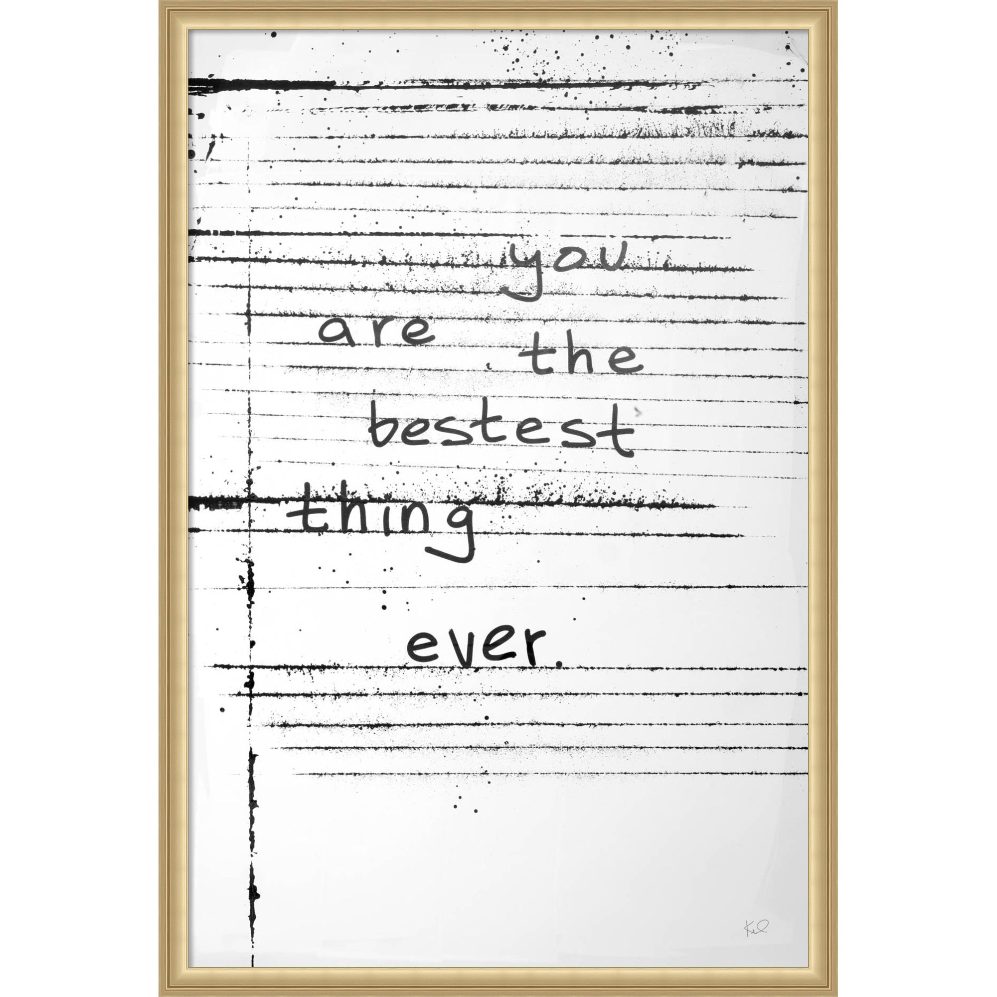 Gracie Oaks Framed Fabric Pinboard, Passing Notes by Kent Youngstrom ...