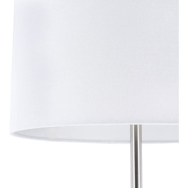AllModern Statham 63'' Silver/White Traditional Floor Lamp & Reviews ...