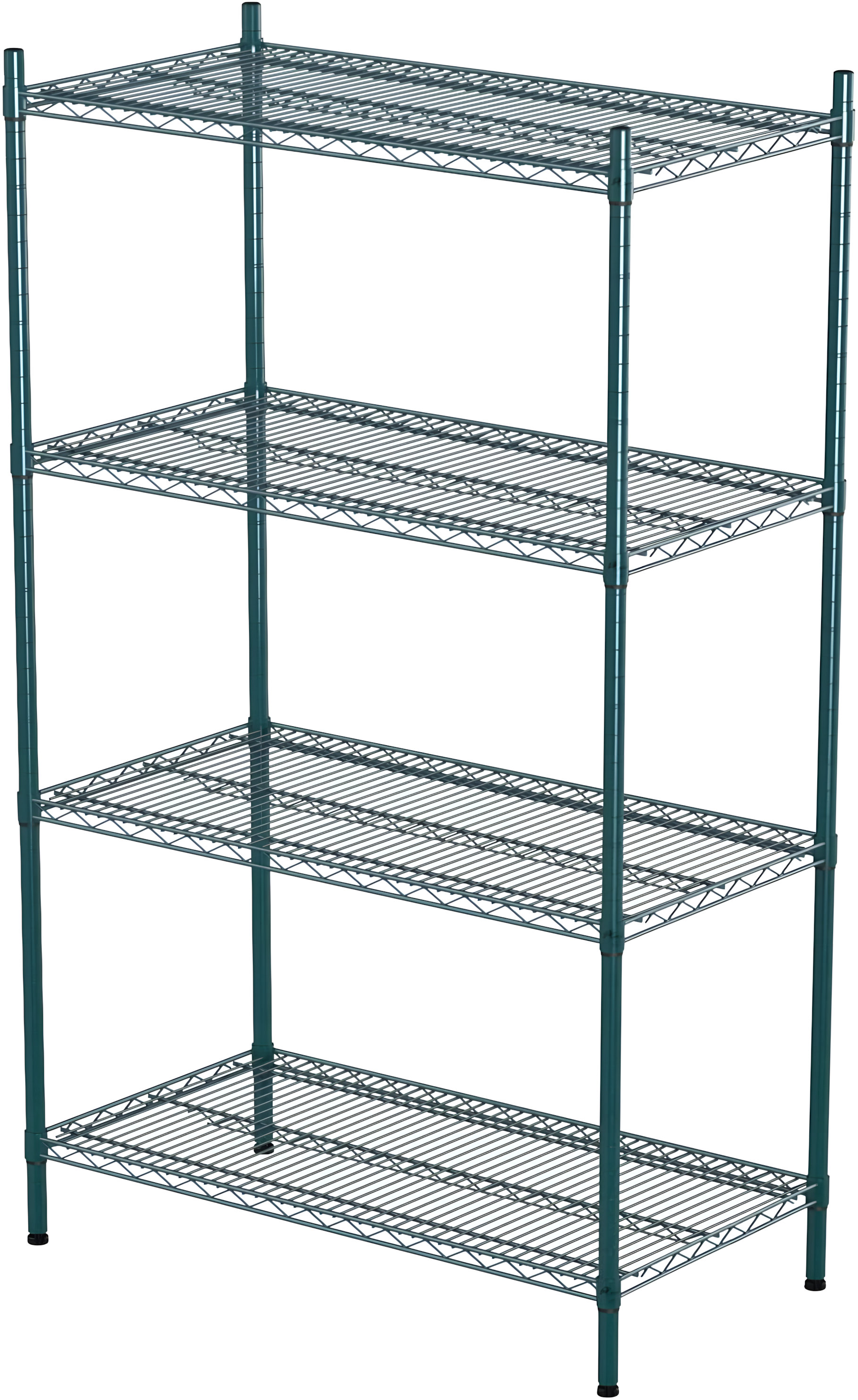17 Stories Heavy Duty NSF-Certified Steel Wire Shelving Unit For Moist ...