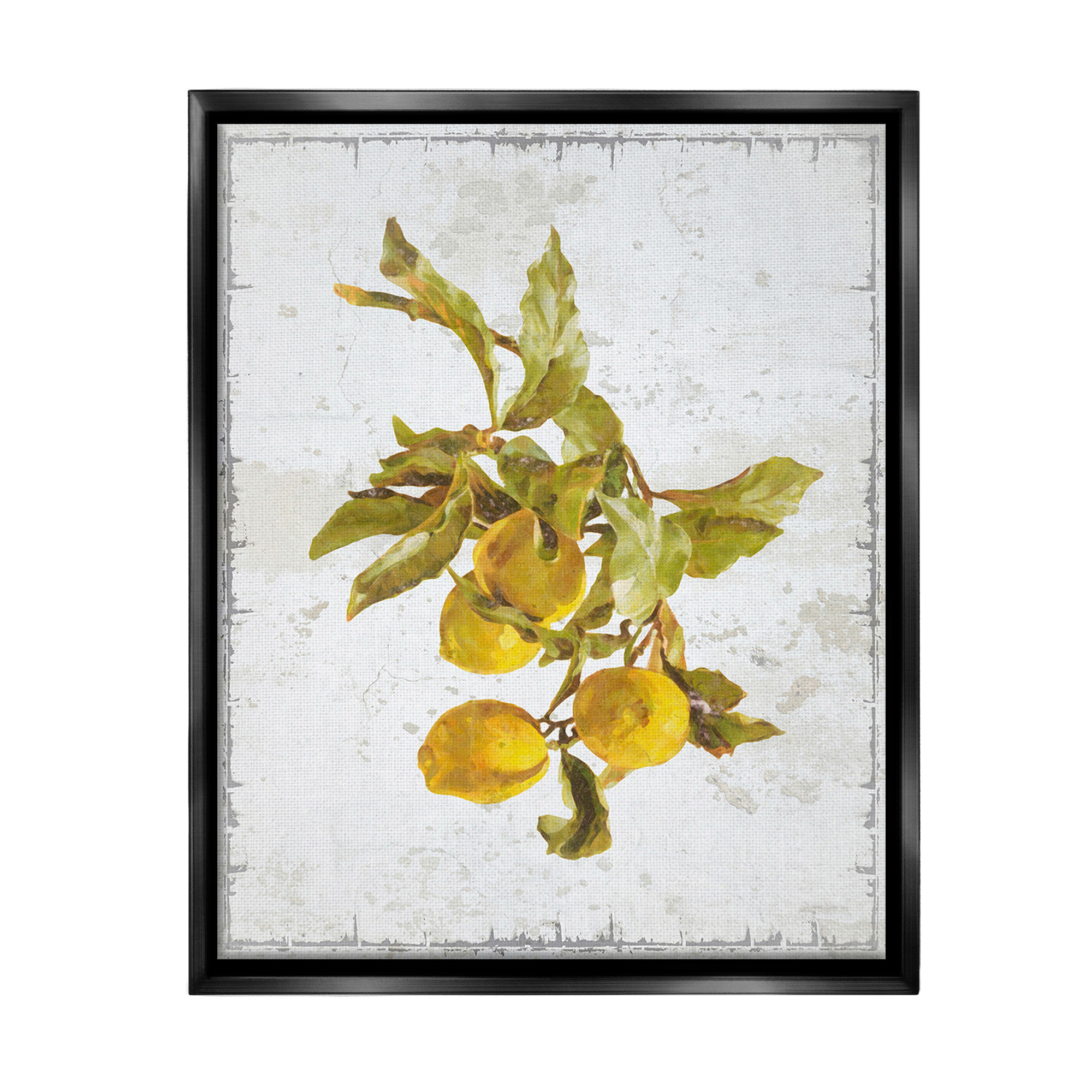 August Grove® " Natural Lemon Branch " on Canvas | Wayfair