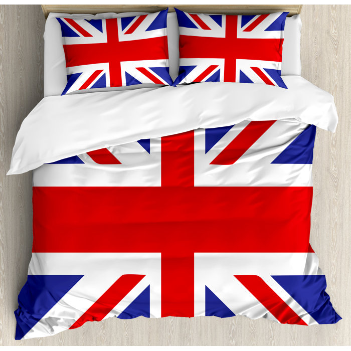 Ambesonne Union Jack Modern & Contemporary Duvet Cover Set | Wayfair