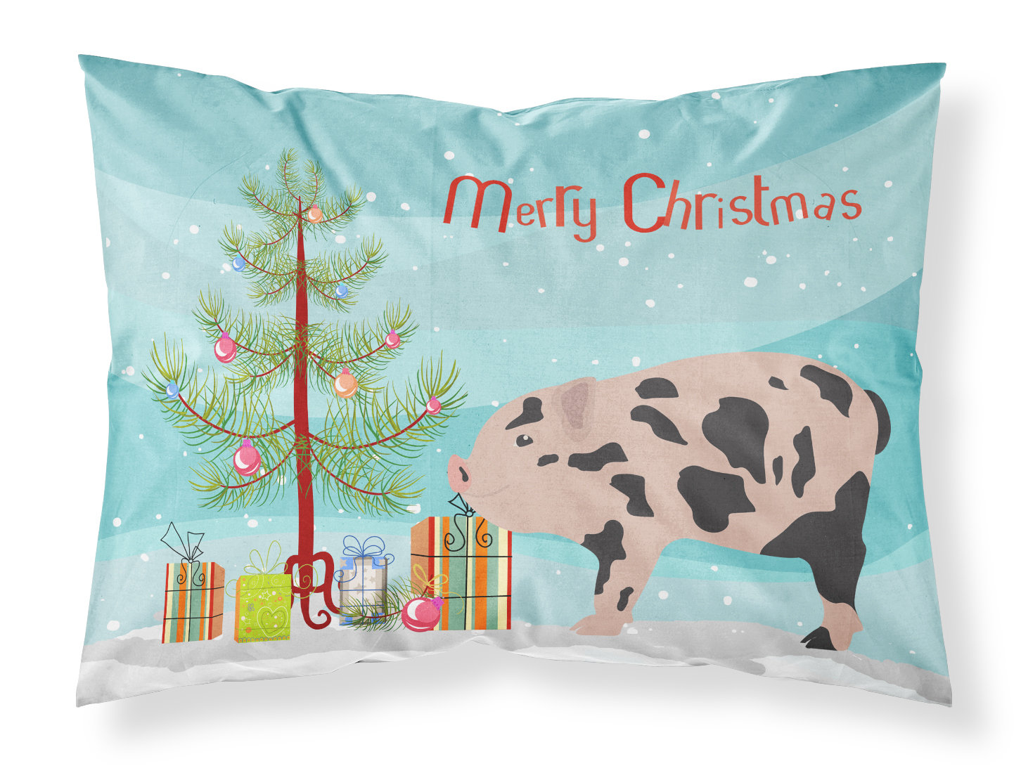 Caroline's Treasures Miniature Pig Christmas Pillowcase - Wayfair Canada