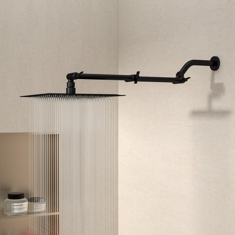 LEPUDAY 16 Inch Wall Mount Adjustable Extension Shower Arm Replacement ...