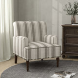 Striped Accent Chairs You'll Love | Wayfair