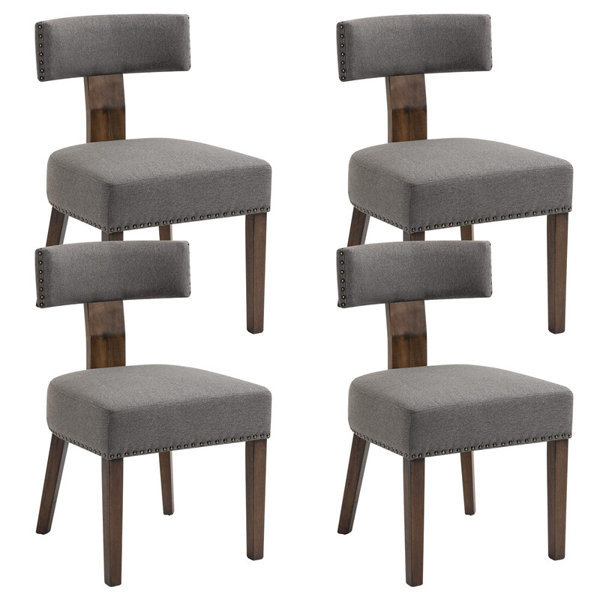 Red Barrel Studio® Solid Back Dining Chair & Reviews | Wayfair