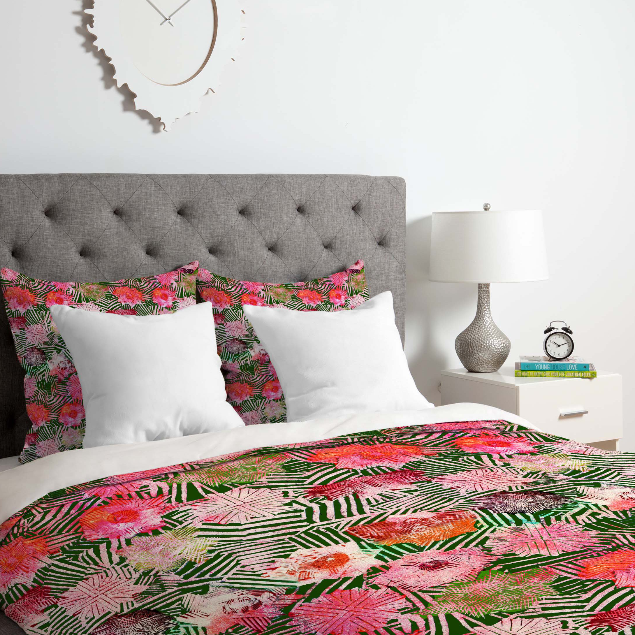 Deny Designs Birch Rose Collection Duvet Cover Set | Wayfair